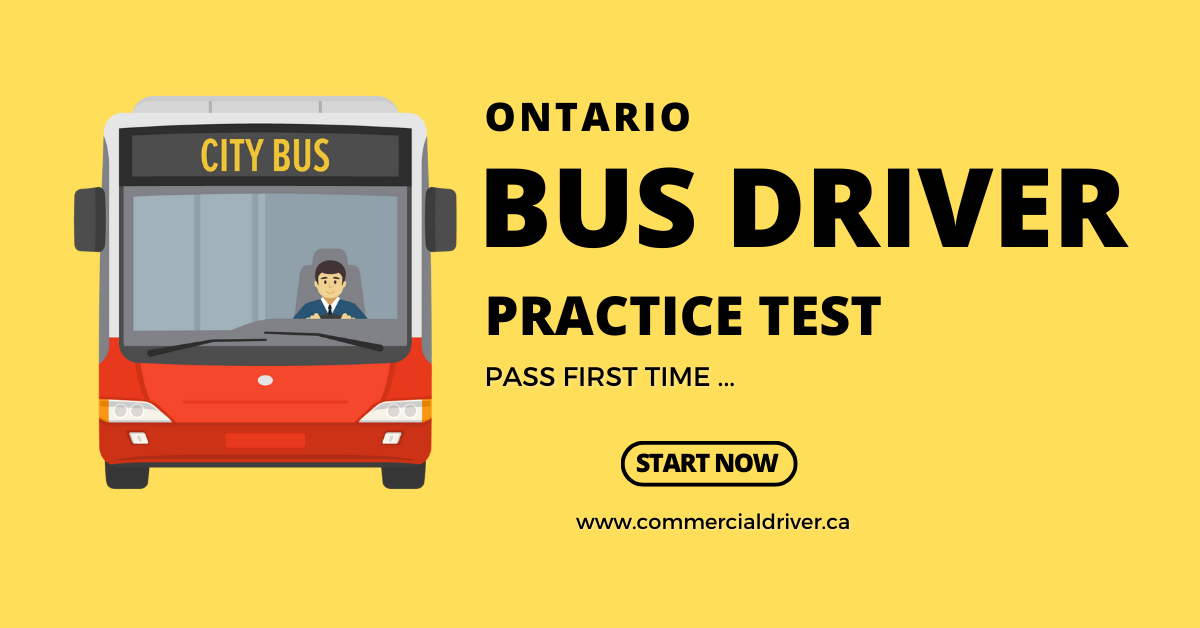 Free Ontario Bus Driver Test - Pass Your Official Exam!